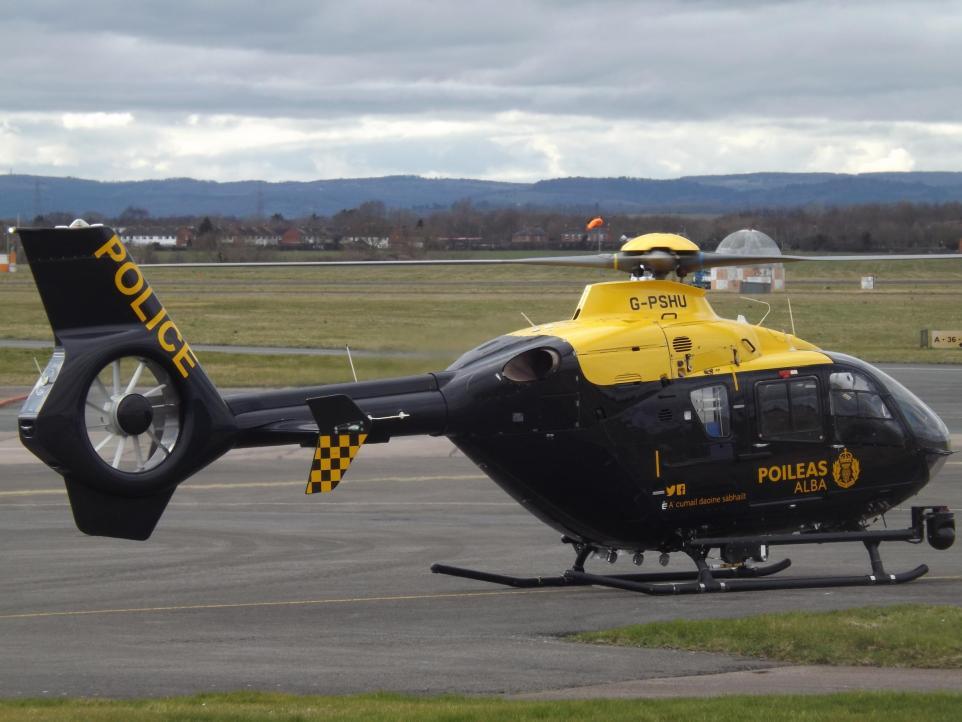 Police Scotland helicopter use up 30% amid Glasgow gang crackdown ...
